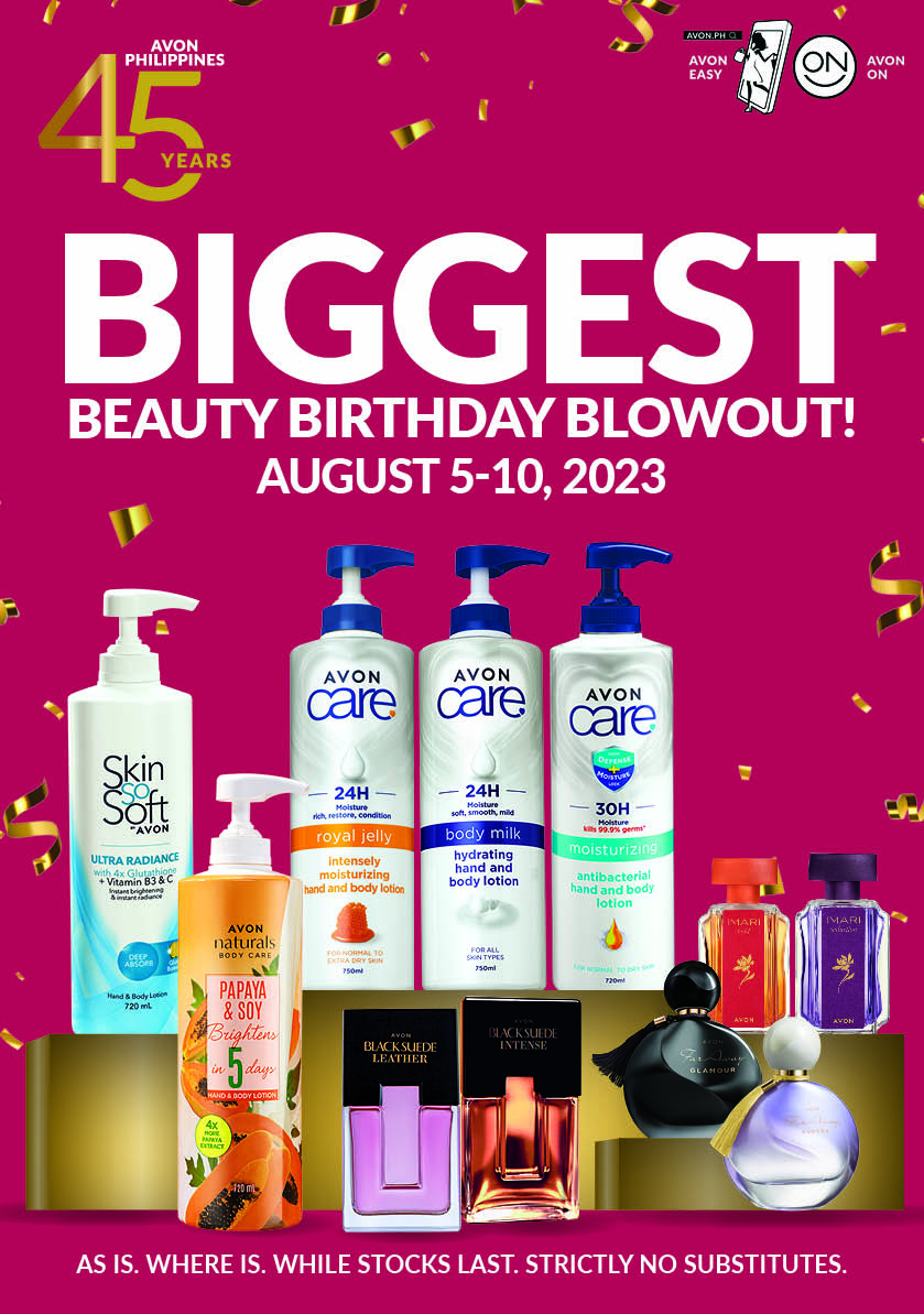 CELEBRATE WITH THE BIGGEST BIRTHDAY BLOWOUT FROM AVON!