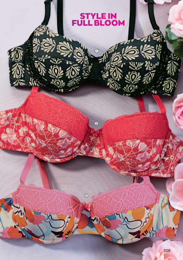 Your style is in FULL BLOOM with our world-class Underwire Bras with Lace!