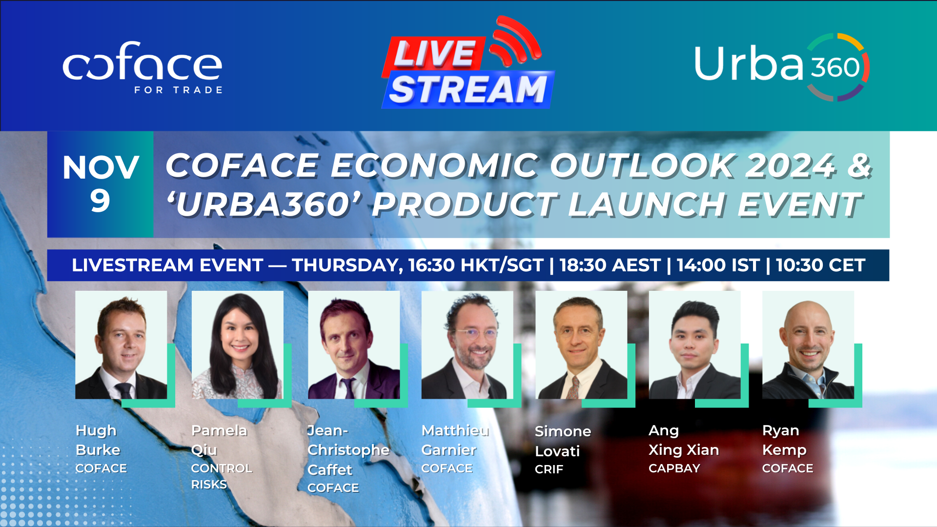 RSVP | Livestream Event on 9 November — Coface Economic Outlook 2024 ...