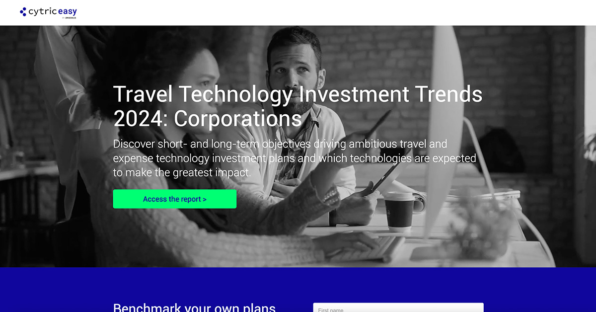 Travel Technology Investment Trends - Corporations