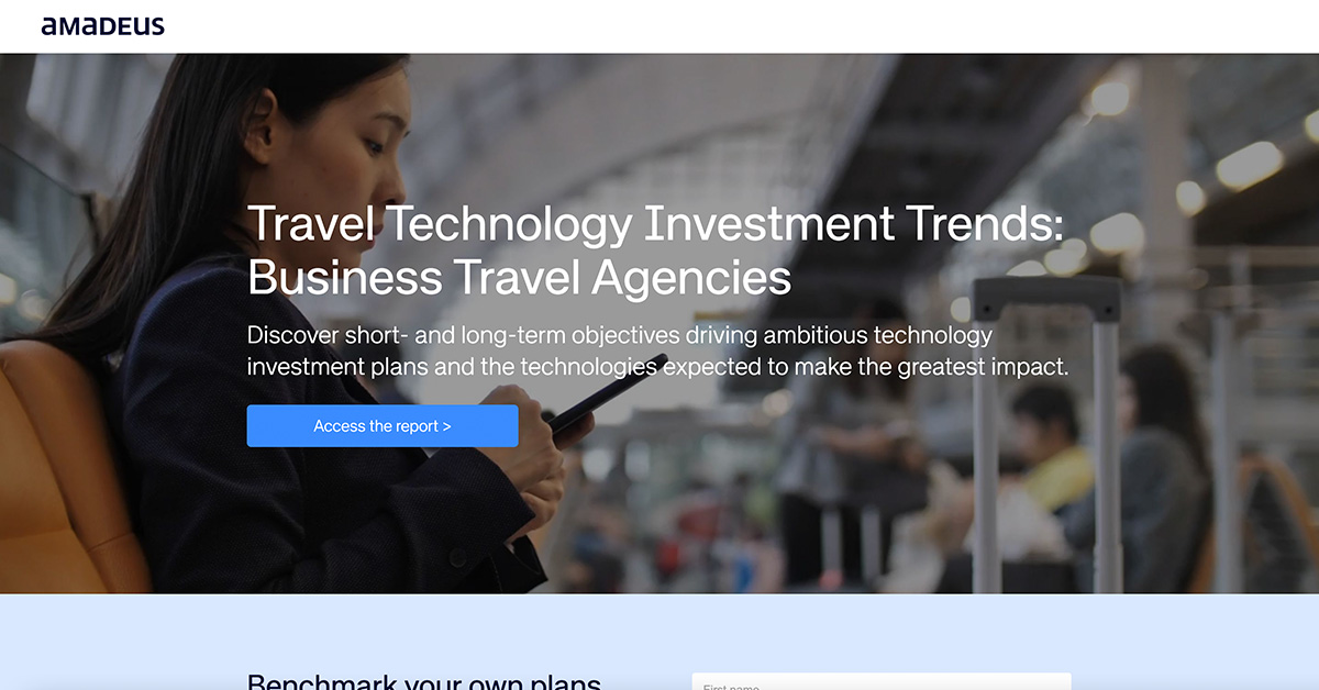 Travel Technology Investment Trends 2024 - Business Travel Agencies