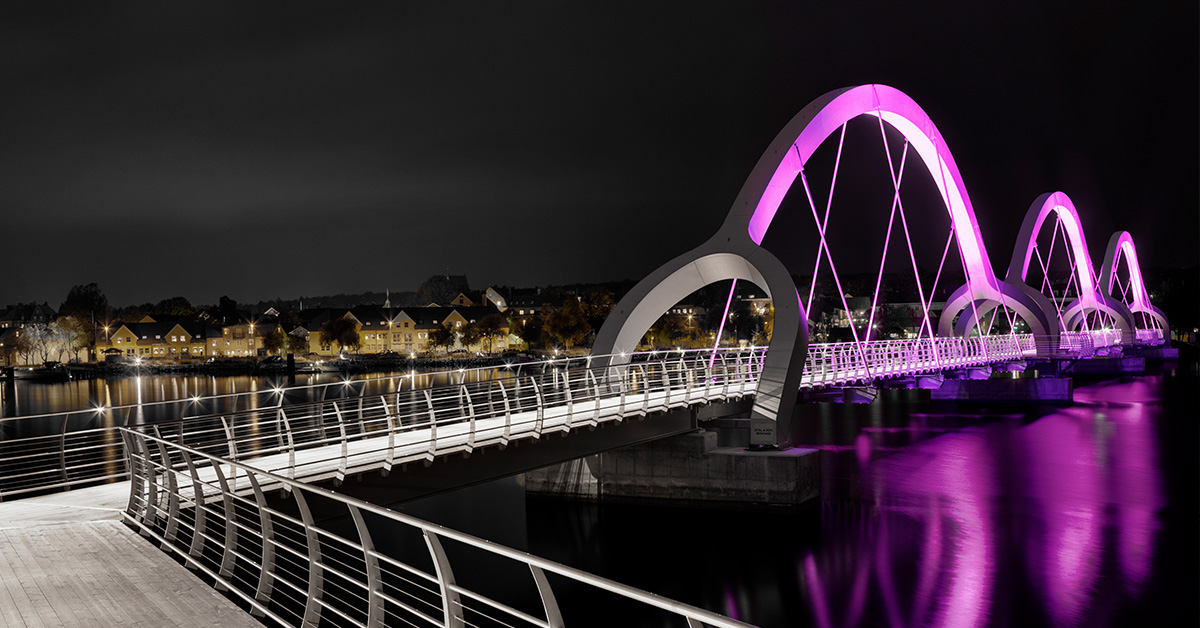 Sustainable stainless steel for modern-day bridge building